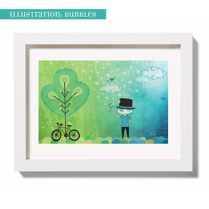 Digital Print Bubbles on Luulla